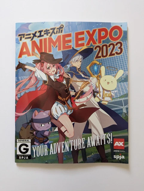 ANIME EXPO 2023 AX23 Official Program Catalog Guide Book With Map EUR ...