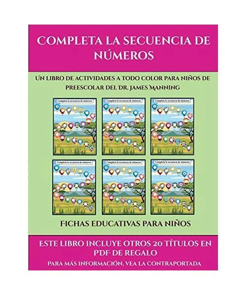 FICHAS EDUCATIVAS PARA niños [Completa la secuencia de números]: Este ...
