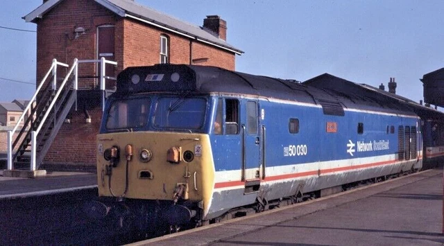 35MM ORIGINAL SLIDE BR British Railways Diesel Loco Class 50030 ...
