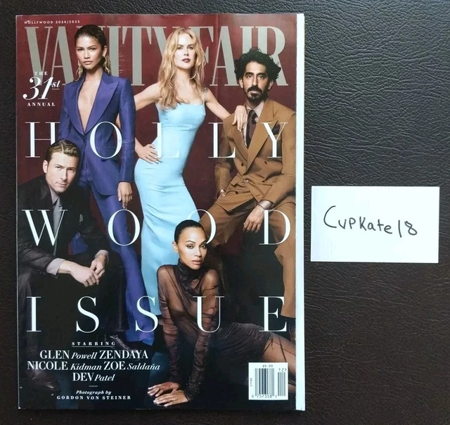 VANITY FAIR MAGAZINE December 2024 Zendaya Nicole Kidman Hollywood ...