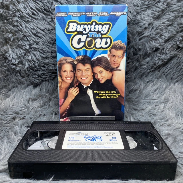 BUYING THE COW VHS Tape 2002 Ryan Reynolds Alyssa Milano Movie Film ...