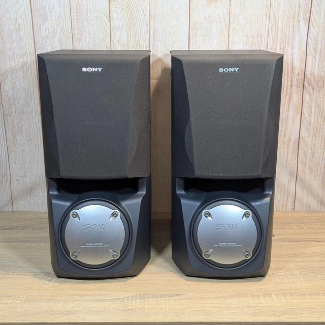 SONY SS-XB60 SAW Speakers Super Sub Woofer Made In UK 200W 53cm Tall 8 ...
