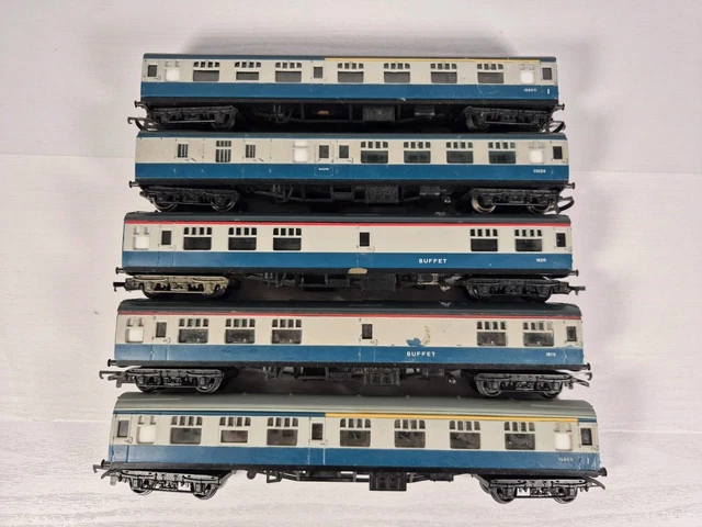 5 TRIANG HORNBY 00 Guage Coach Blue/Grey Livery Restoration Needed ...