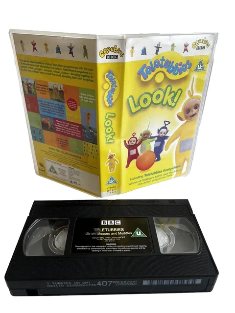 TELETUBBIES LOOK VHS VIDEO RARE CHILDRENS Kids CBEEBIES Ragdoll 2002 ...