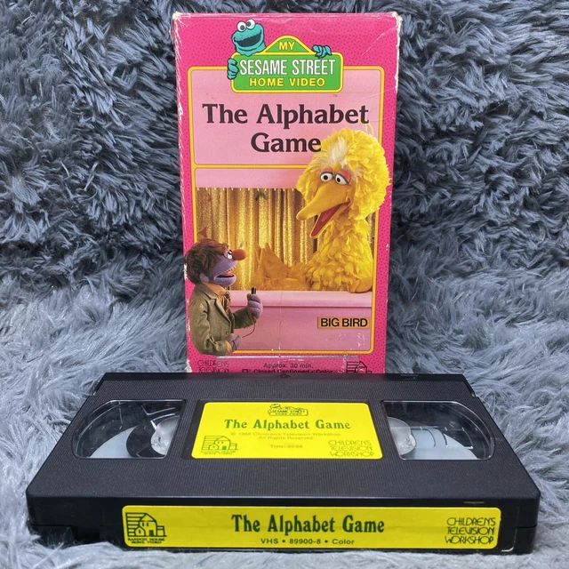 SESAME STREET: THE Alphabet Game VHS Tape 1988 Big Bird Random House ...