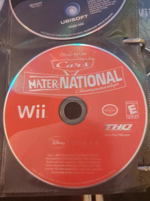 CARS: MATER-NATIONAL CHAMPIONSHIP Nintendo Wii 2007 Video Game DISC ...
