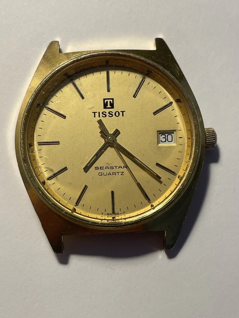 VINTAGE MEN’S 1980’S Tissot Seastar Quartz Watch ETA 954.111, Non ...