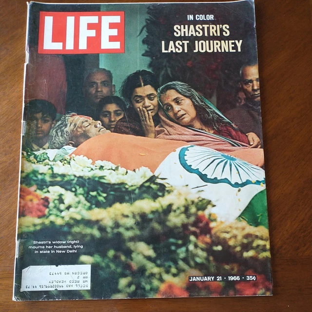 LIFE MAGAZINE JANUARY 21 1966 Shastri's Last Journey | New Delhi £8.19 ...