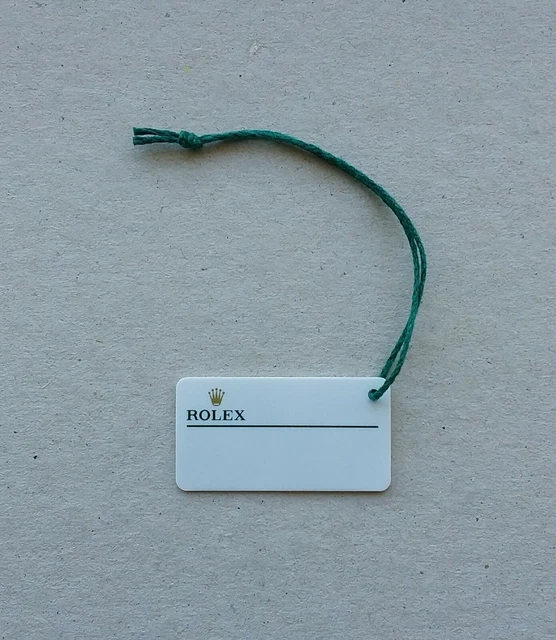 ROLEX WHITE HANG Tag Bianco (Unwritten) EUR 149,00 - PicClick FR