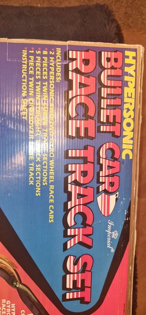 RARE VINTAGE 1989 Imperial Toys Hypersonic Bullet Car track set with 1 ...