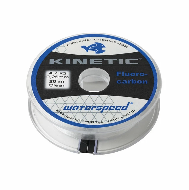 KINETIC FLUOROCARBONE LIGNE de Pêche Clair 20m De 0,22mm -1, 00mm Fil ...