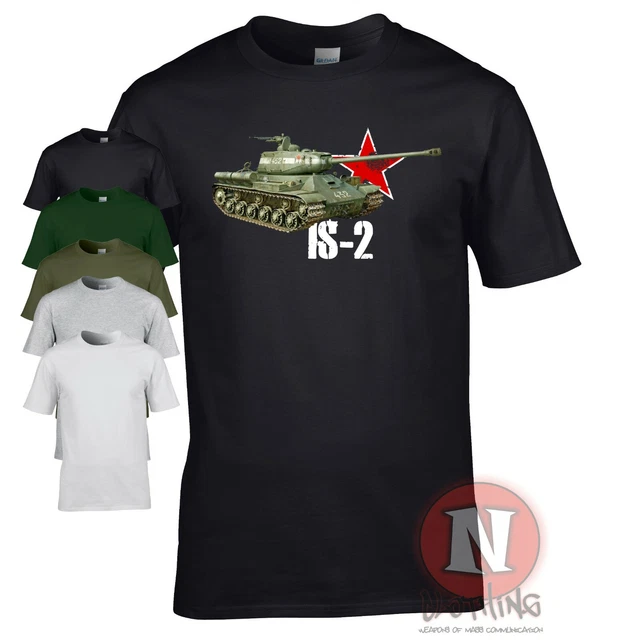 RUSSIAN IS 2 tank WW2 military armour T-shirt World of war Tanks ...
