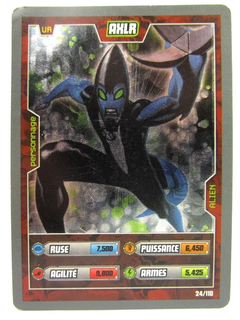 CARTE BEN 10 Alien Aventures 24/110 Ali24 AXLR Fr Ultra Rare EUR 1,99 ...