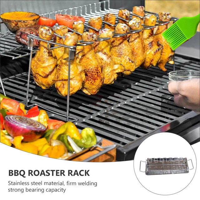 GRILLE DE CUISSE Poulet Rôti Pilon Accessoires Grillade Pliable ...
