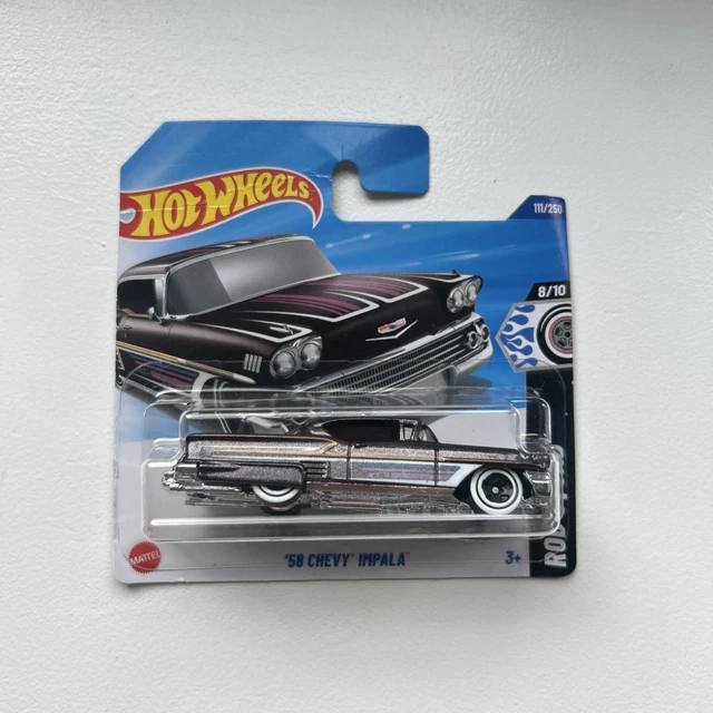 HOT WHEELS '58 Chevy Impala 111/250 - New Case 2025 Rod Squad 8/10 £4. ...
