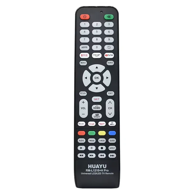 NEW HUAYU RM-L1210+H PRO Universal For LG Sony Samsung Sharp TV Remote ...