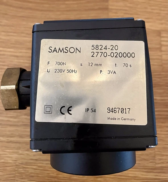 SAMSON 5824-20 Stellantrieb / Stellmotor 230V EUR 59,00 - PicClick DE