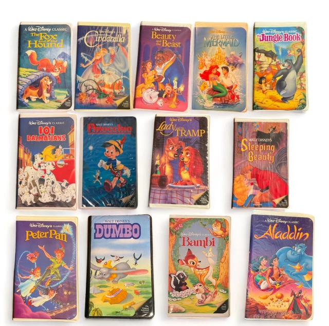 Walt Disney Black Diamond The Classics Vhs Tapes Lot Of 13 2333 9601