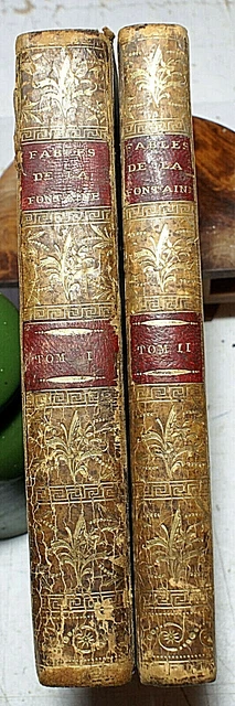 LA FONTAINE/FABLES CHOISIES/FIGURES Oar Fassard/A Paris/1765/2 Vols Sur ...