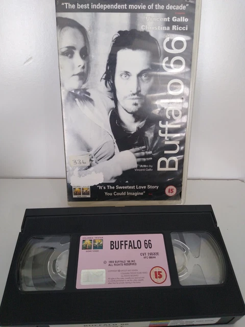 BUFFALO 66 VHS Video Tape Vincent Gallo 100% Play Tested Original Case ...