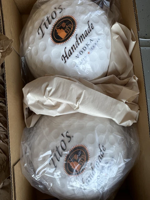 TITO’S VODKA GIANT Golf Ball Display/pole Topper $100.00 - PicClick