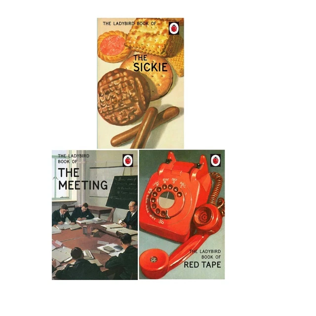 LADYBIRDS FOR GROWN-UPS 3 Books Collection Set The Ladybird Book of Red ...