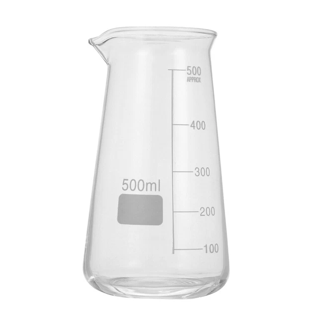 EXPERIMENT TOOL THIN Glass Beaker Glass Scale Cup Laboratory Cup £17.85 ...