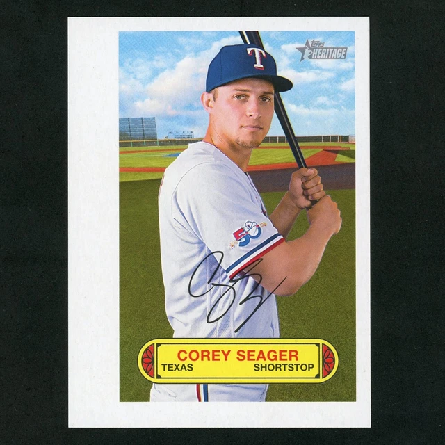 2022 TOPPS HERITAGE High Number #73PU-31 Corey Seager 1973 Topps ...