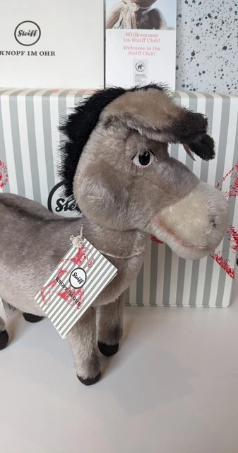 STEIFF SHREK DONKEY Limited Edition EAN 355578 Grey 30cm New EUR 139,64 - PicClick IT