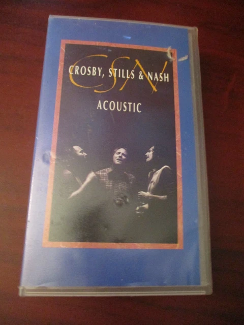 CROSBY STILLS AND Nash Acoustic VHS Video Tape (NEW) EUR 9,35 - PicClick IT