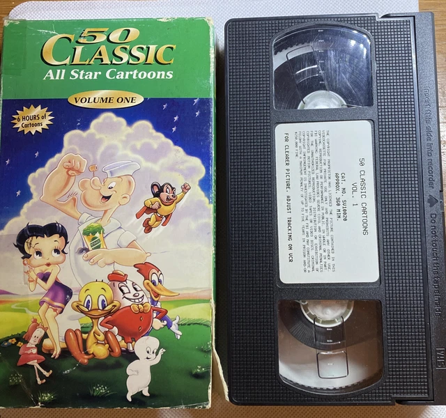 50 CLASSIC ALL-STAR Cartoons, V. 1 (VHS) £37.27 - PicClick UK