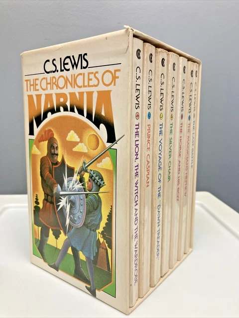 THE CHRONICLES OF Narnia by C.S. Lewis - leather-bound - ships in a box ...