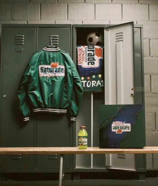 GATORADE X STRANGER Things Upside Down Capsule Presale XL Jacket £240. ...