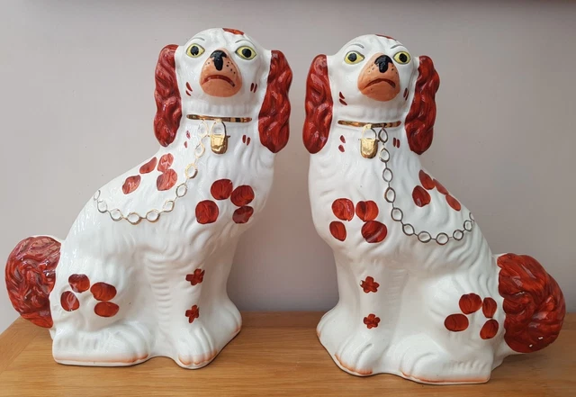 PAIR OF VINTAGE Arthur Wood Staffordshire Dog Figures £40.00 - PicClick UK