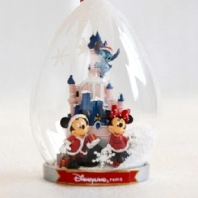 STITCH, MICKEY AND Minnie Christmas bauble Ornament ,Very rare ...
