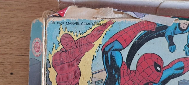 RARE ANCIEN JEU Les Super Heros MARVEL 1979 Tampon encreur Dessin EUR ...