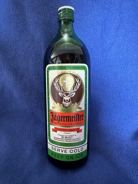 🥤🥤🥤JÄGERMEISTER 1L, ALTE Flasche ungeöffnet, englische Version 🥤🥤🥤 EUR 119,19 - PicClick DE