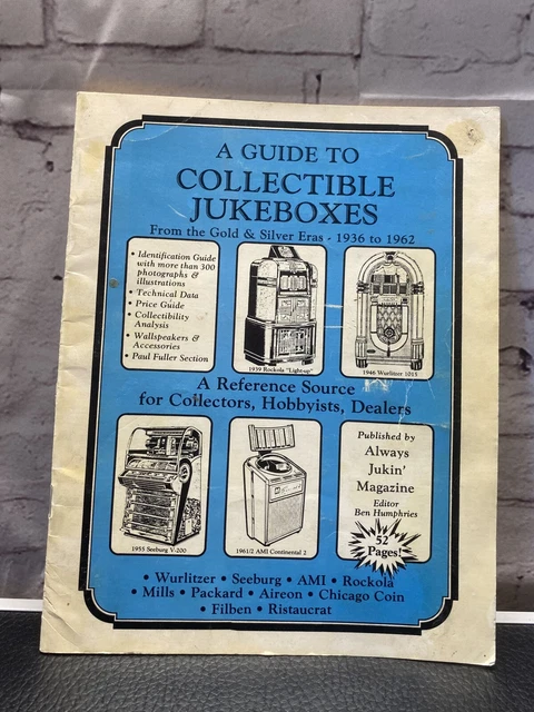 A GUIDE TO Collectible Jukeboxes From 1936 To 1962 $15.99 - PicClick