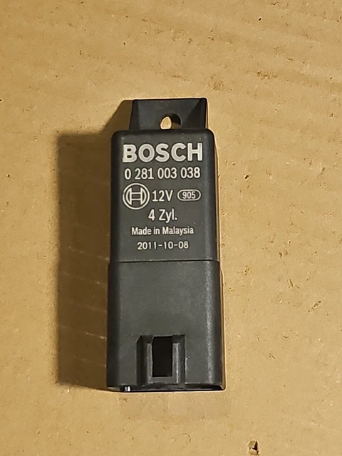 VW SKODA-SEAT DIESEL 9-Pin GLOW PLUGS RELAY 0281003038 IN WORKING ORDER ...