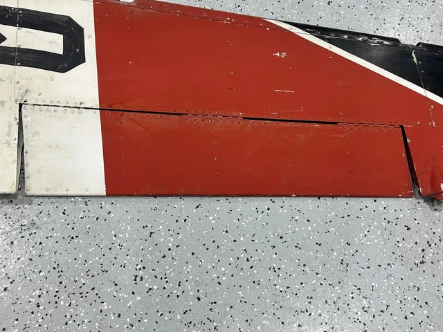 PIPER PA23-250 AZTEC Rudder Assy With Trim Tab Sn- 27-4016 P/N: 16199 ...