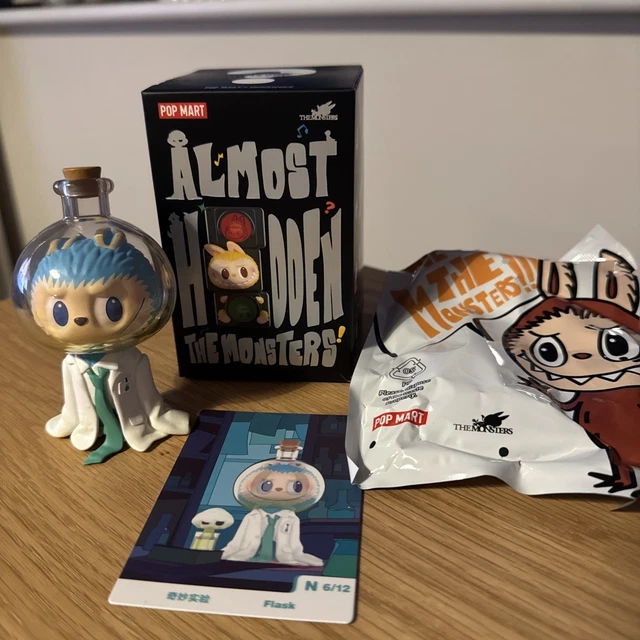 POP MART - Labubu The Monsters (Almost Hidden) - Flask Figurine £14.33 ...
