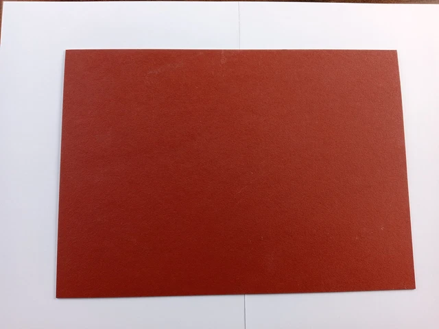 ONE RED FIBRE Sheet A4 size 1mm Thick £7.99 - PicClick UK