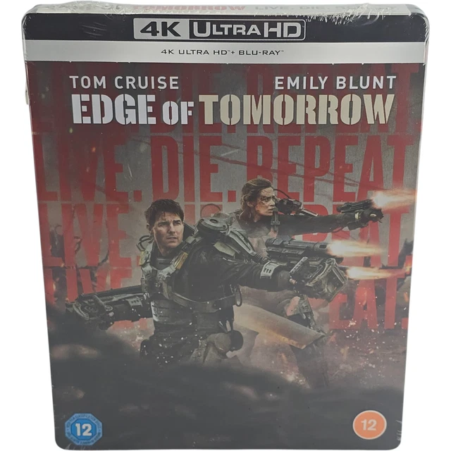 EDGE OF TOMORROW 4K Ultra HD + Blu-ray SteelBook Live. Die. Repeat.Tom Cruise B EUR 67,00 ...