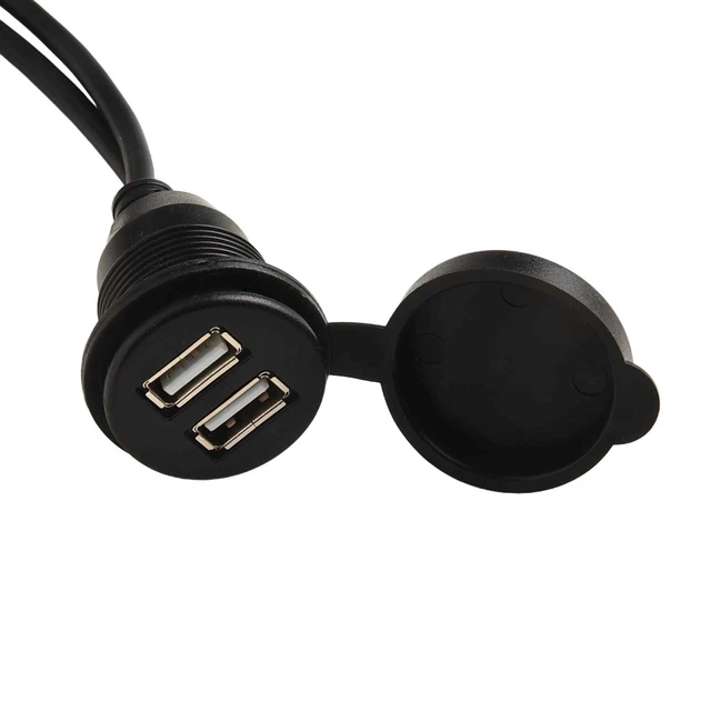 STURDY AND LONG lasting Car Dash Mount Dual USB Port Panel Extension ...