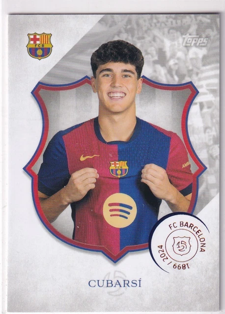 TOPPS 2025 BARCELONA 125 Legacy Set No. 5 Pau Cubarsi £1.88 - PicClick UK