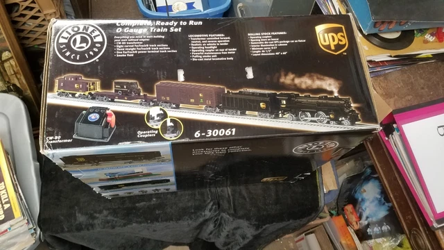 LIONEL 6-30061 O Gauge UPS Centennial Edition Steam Train Set In Box £ ...