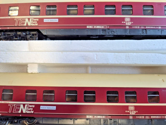 ROCO H0 44396 2 x TEN-Schlafwagen WLABmh 61 80 71-41 832-0 in OVP/2505 ...