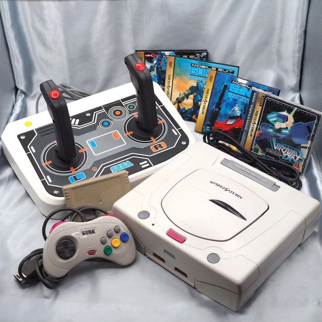 SISTEMA CONSOLE SEGA SATURN Controller Twin Stick Virtuale Su GUNDAM ...