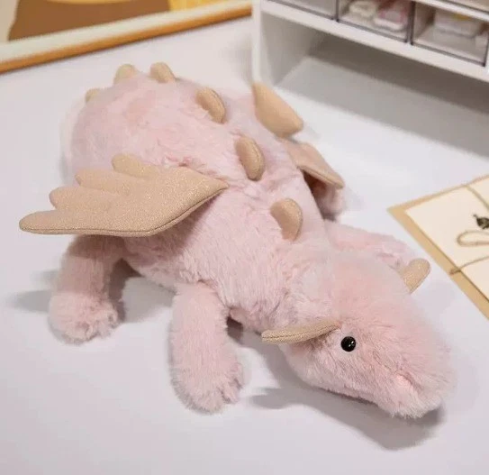 JELLYCAT SNOW DRAGON Plush Toy 50CM Fluffy Stuffed Animal Tags For ...