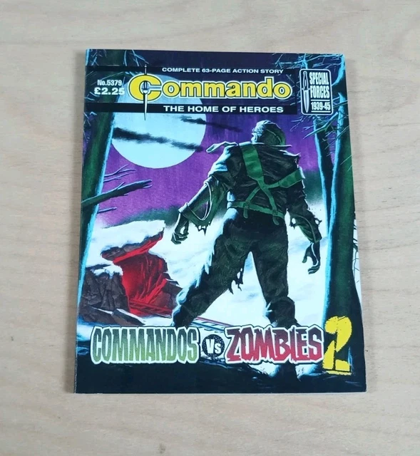 COMMANDO COMIC~COMMANDOS VS Zombies 2 (5379) Special Forces 1939-45 £4. ...